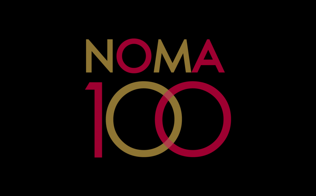 NOMA 100 Celebration Logo | C.D. Studio